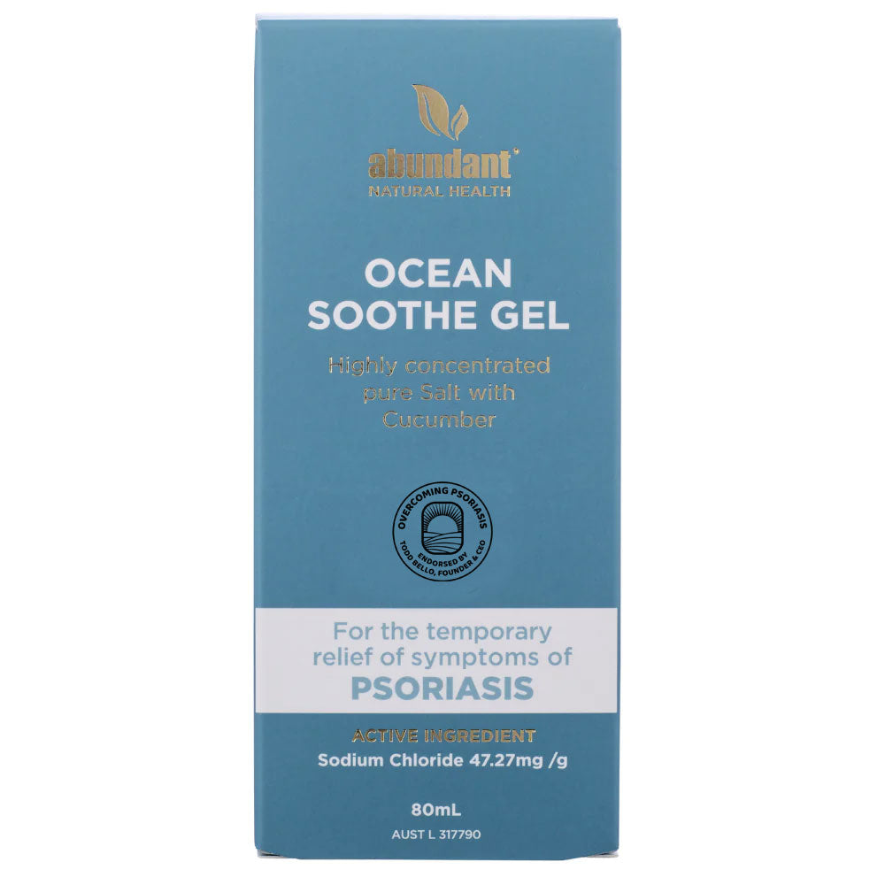 Ocean Soothe® Gel (80mL) - Psoriasis Skin Soothing Gel | Abundant ...